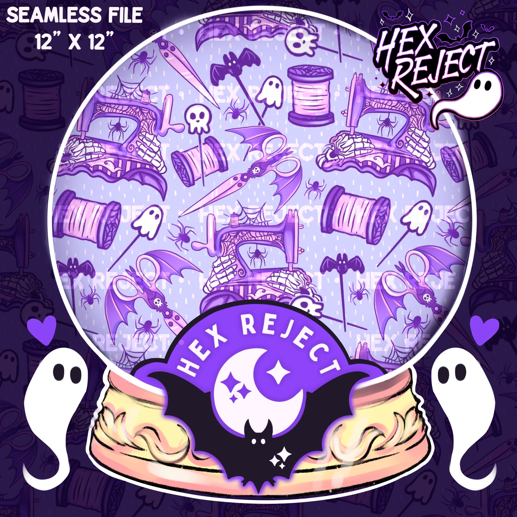 Sew Magical EXCLUSIVE seamless file - Pastel - for small handmade shop