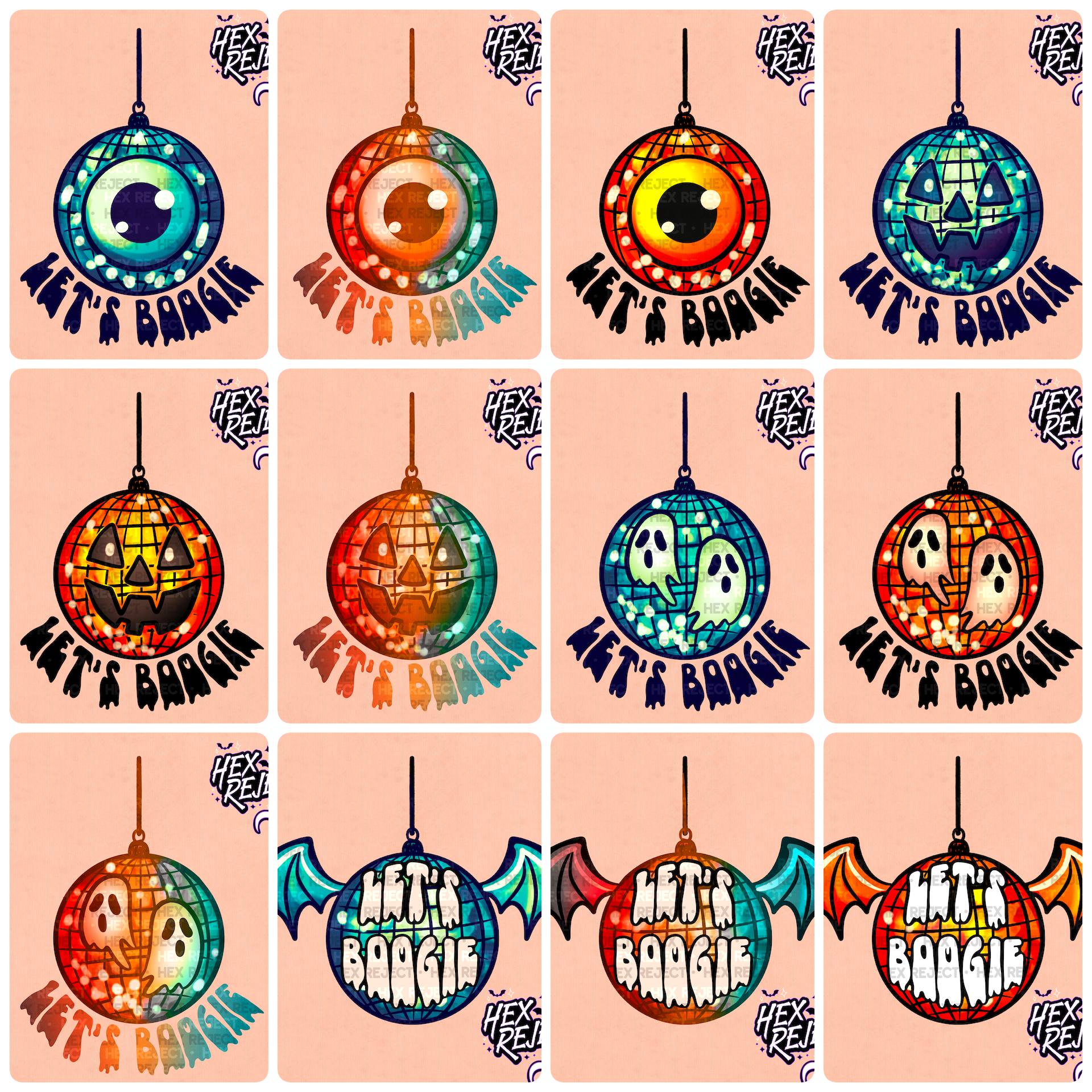 Let's Boogie Disco Ball - PNG / Sub Bundle