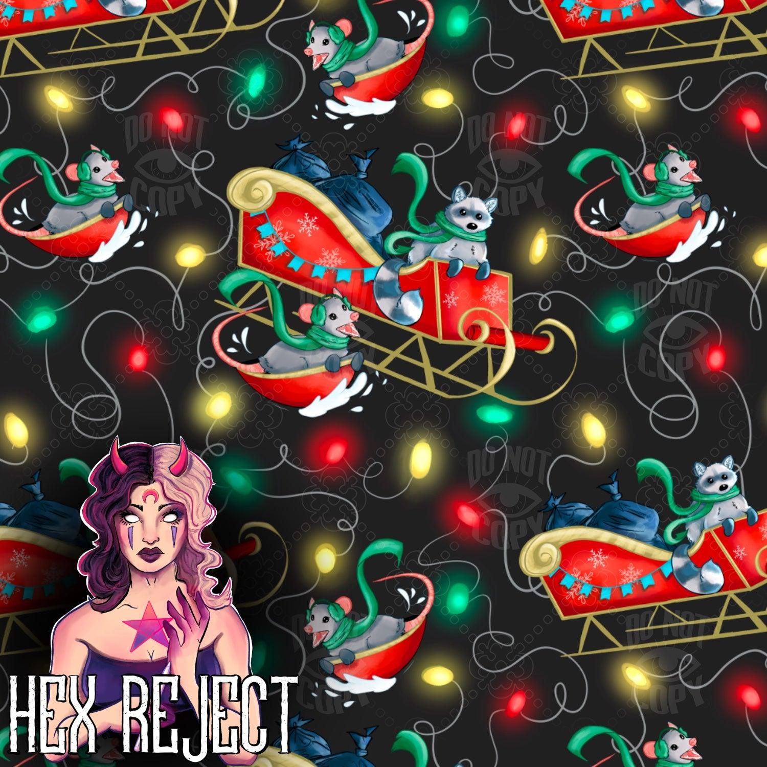 Trashing through the snow - seamless file